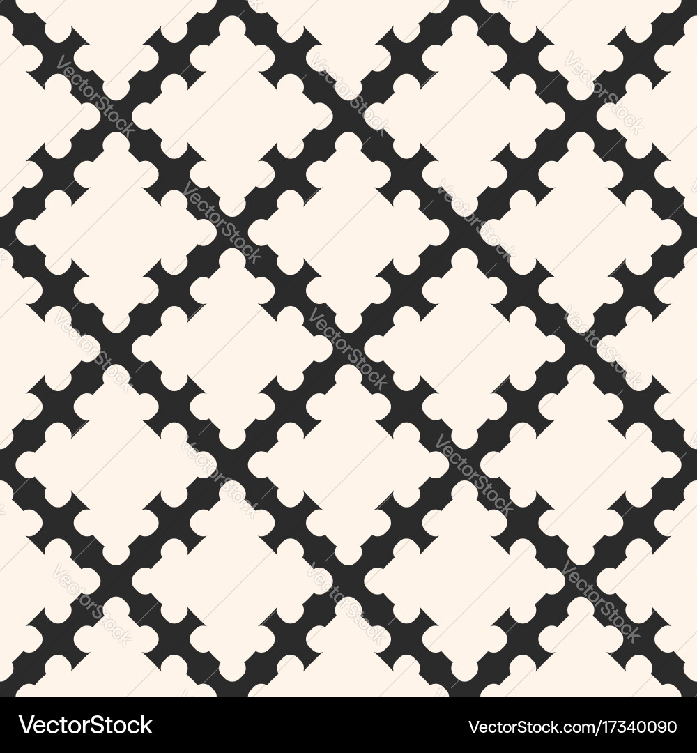 Diagonal mesh geometric ornament shapes Royalty Free Vector