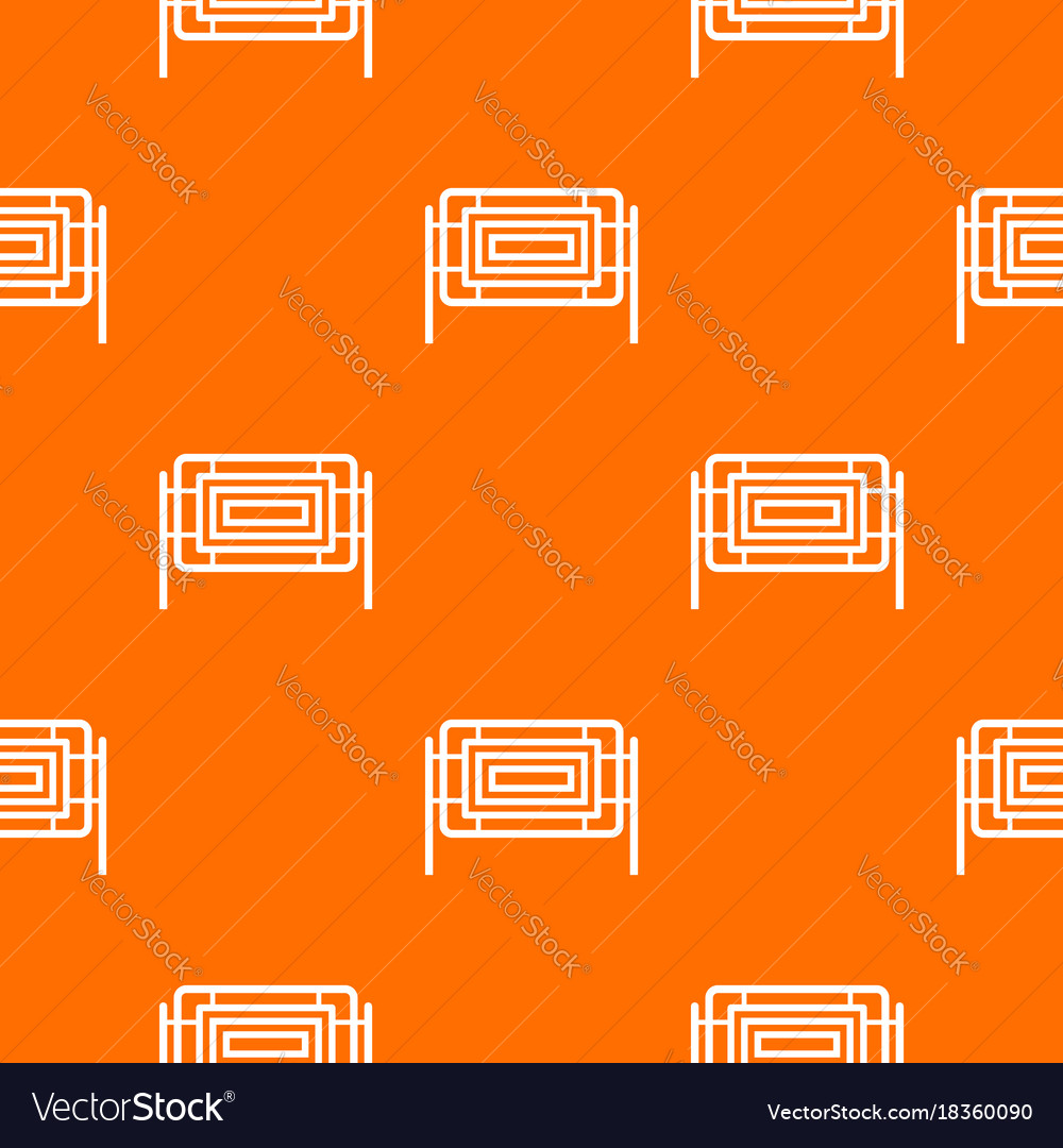 Square fence pattern seamless Royalty Free Vector Image