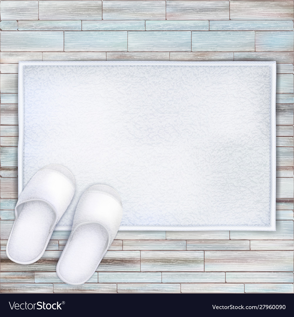 Unn mock up white set spa unfolded towel vs Vector Image Unn mock up white set spa unfolded towel vs Vector Image