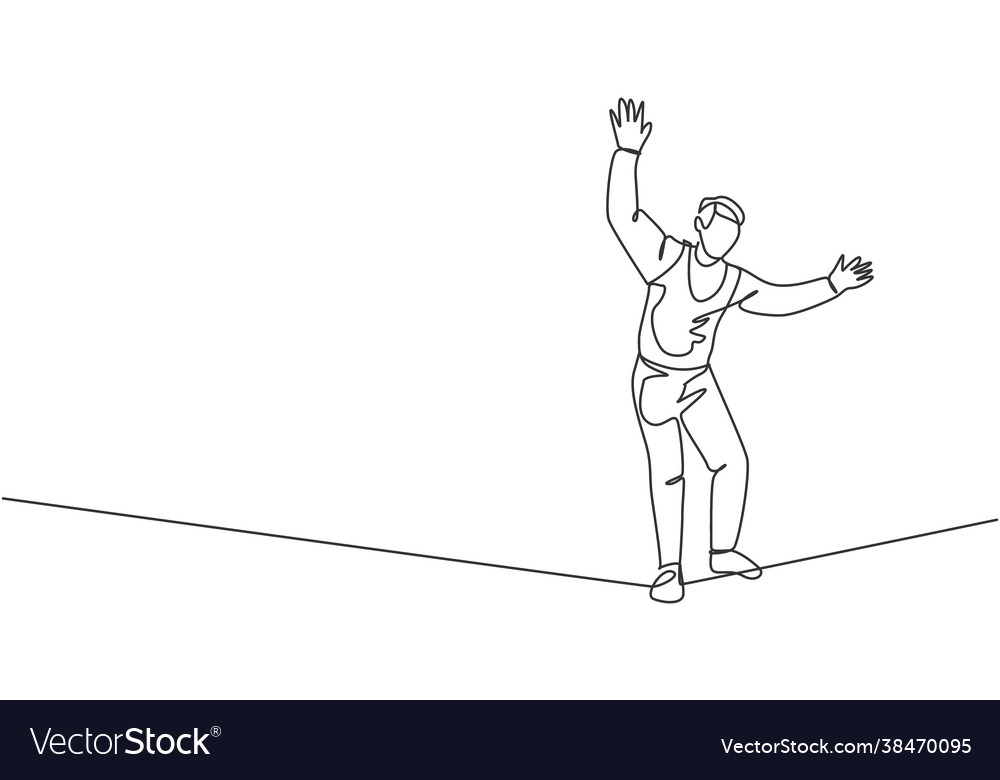 continuous-one-line-drawing-a-male-acrobat-vector-image