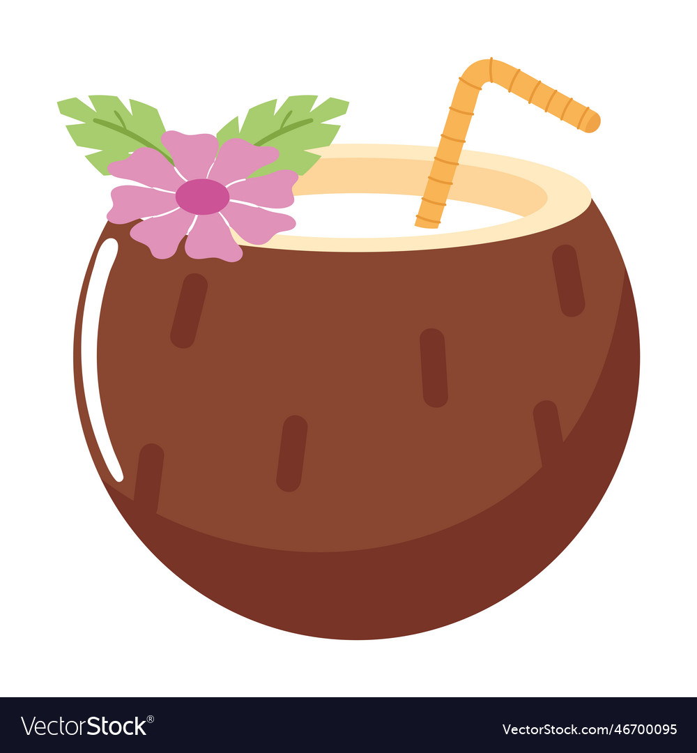 Coconut Drink Clipart