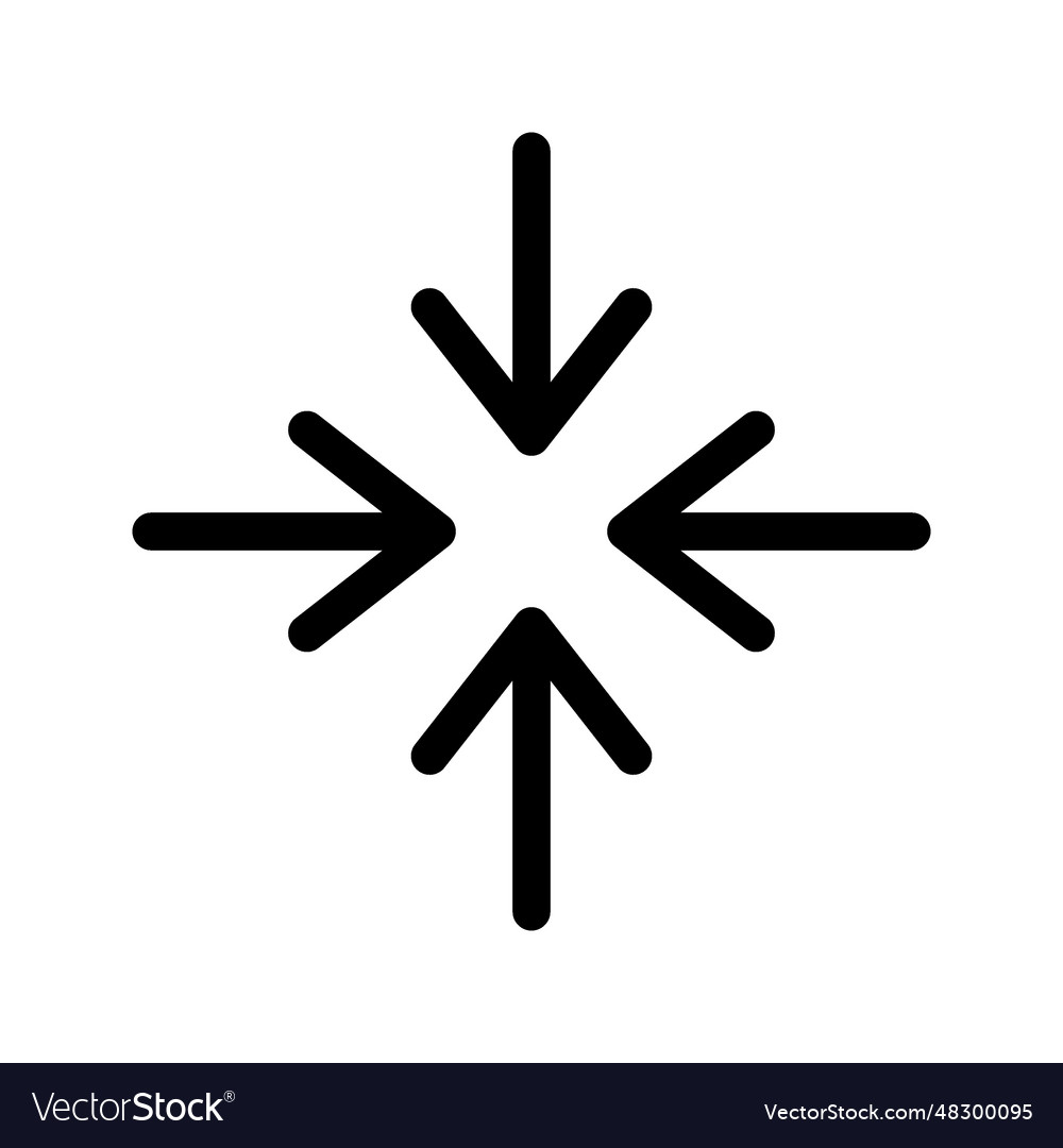 Intersection icon Royalty Free Vector Image - VectorStock