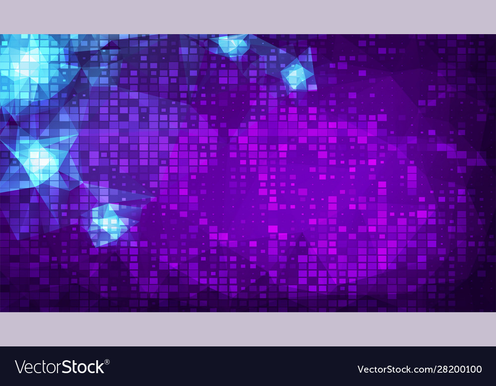 Abstract polygon background square pattern Vector Image