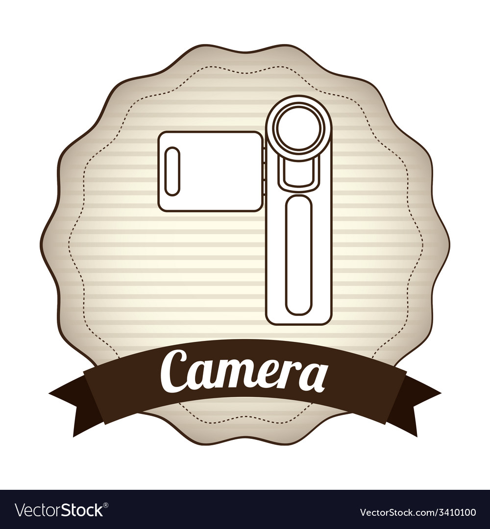 Camera design Royalty Free Vector Image - VectorStock