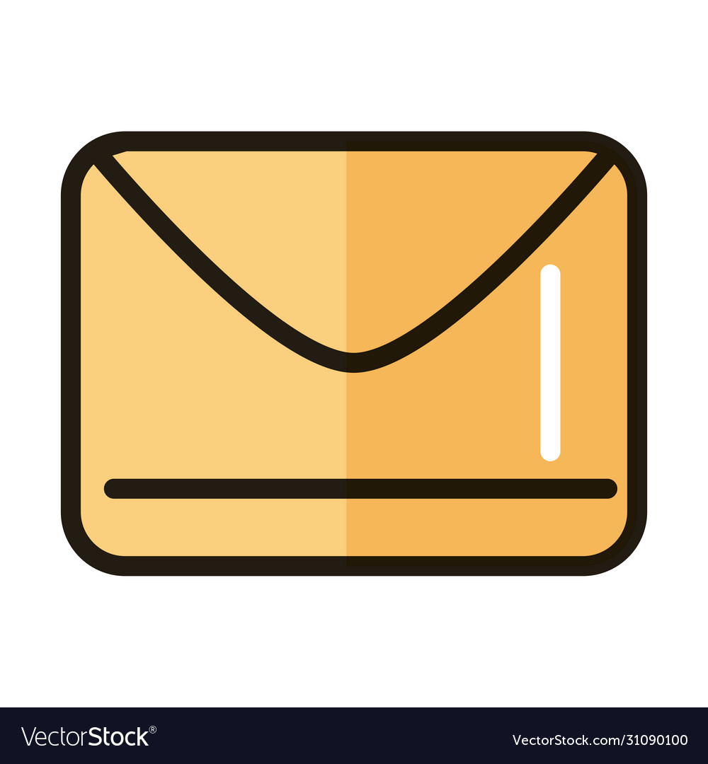 Email message internet web technology interface Vector Image