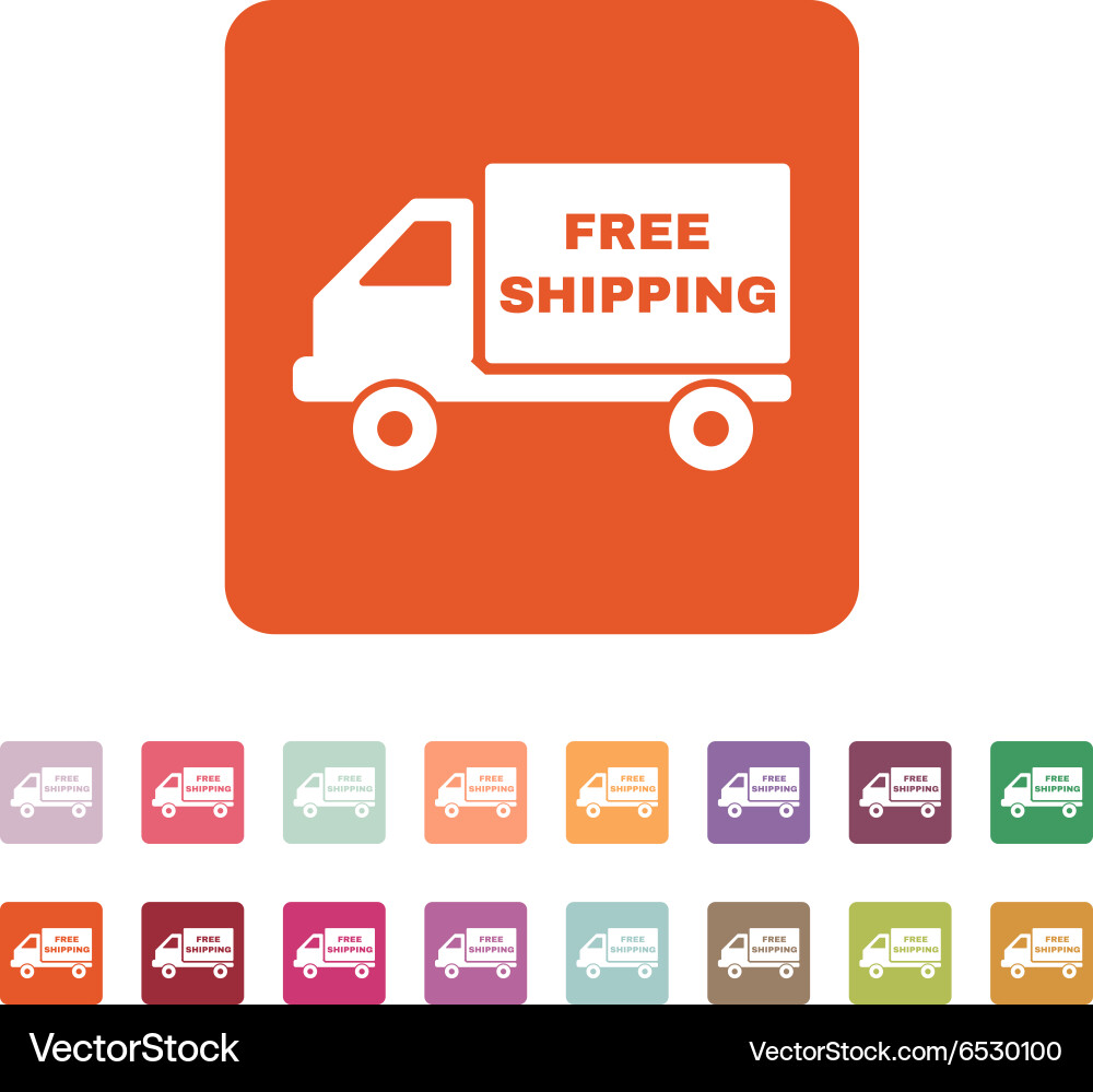 Free shipping icon delivery Royalty Free Vector Image