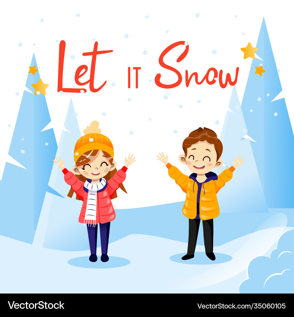 Cartoon in flat style with let Royalty Free Vector Image