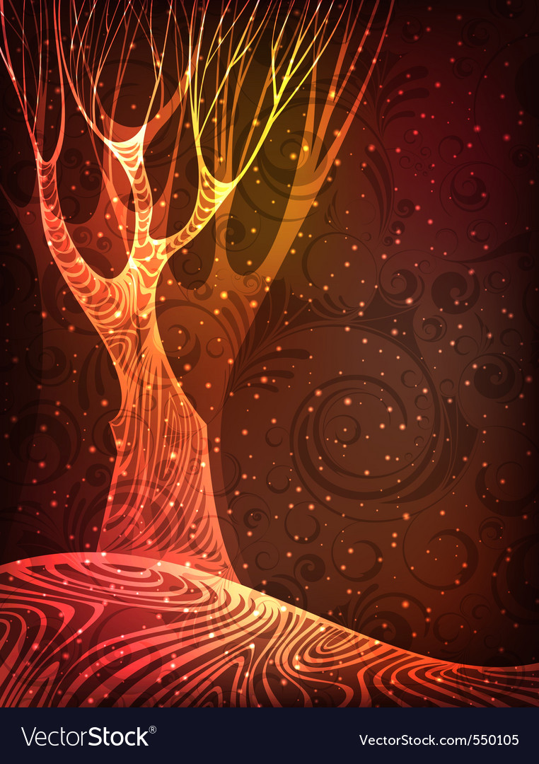 Magic forest Royalty Free Vector Image - VectorStock