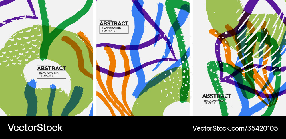 Social media abstract backgrounds abstract hand Vector Image