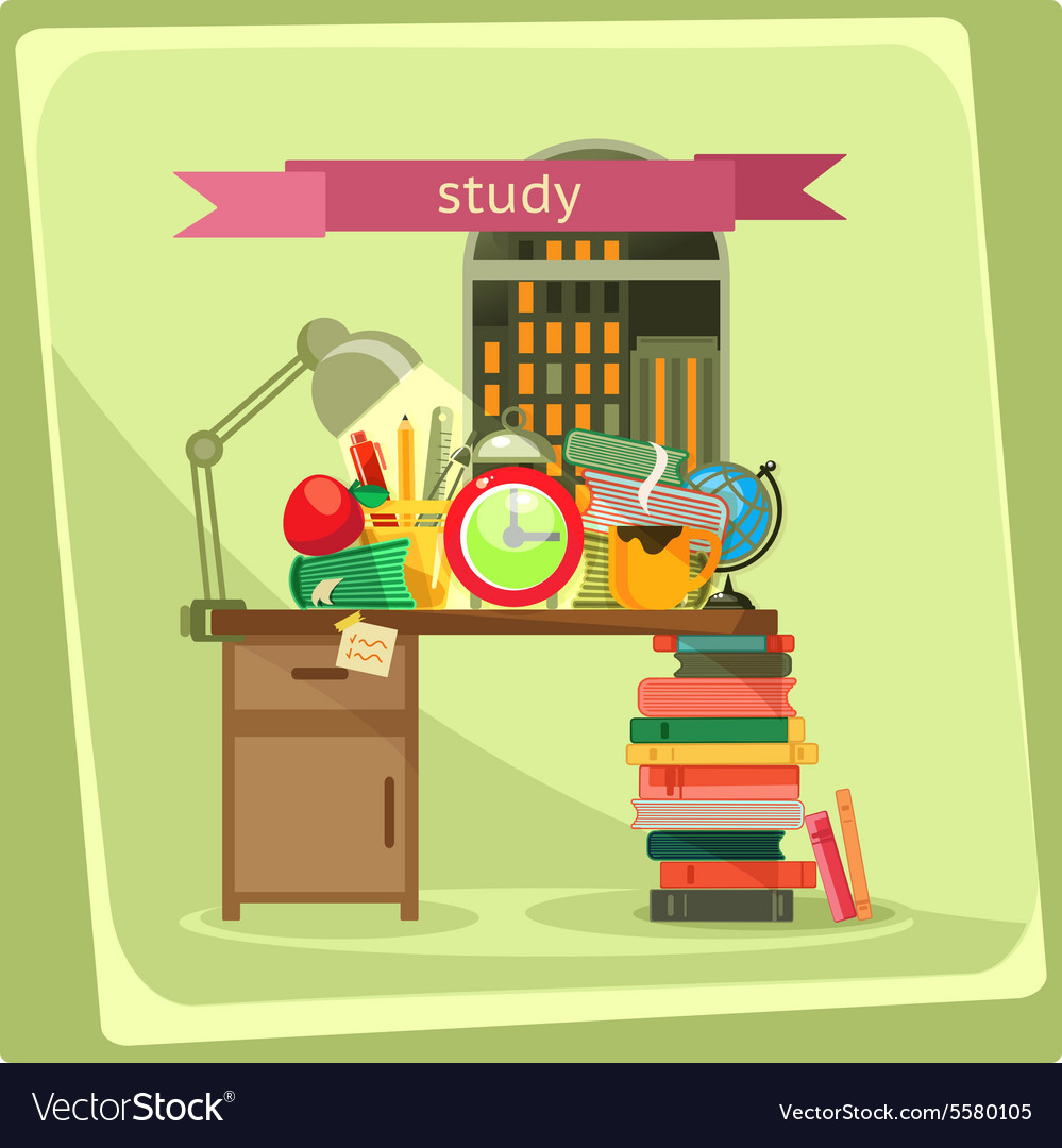 Study Royalty Free Vector Image - VectorStock