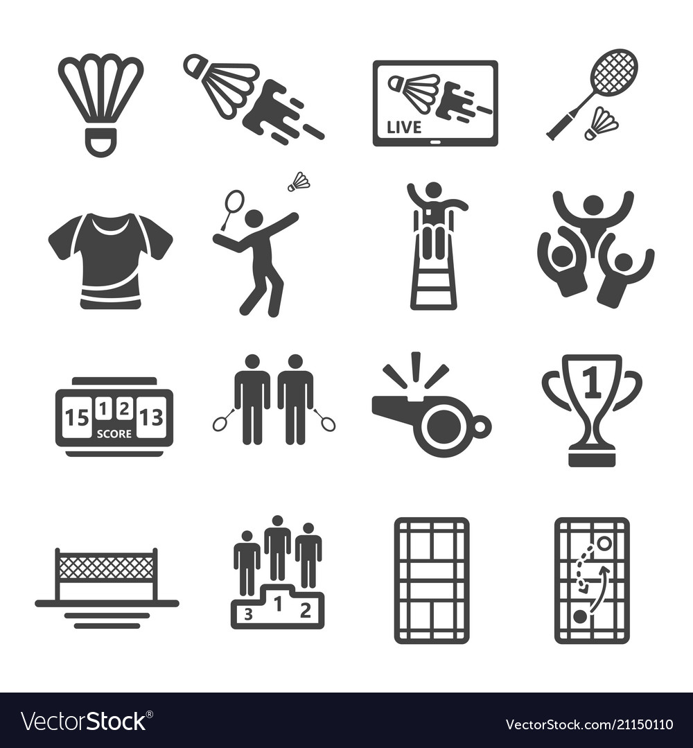 Badminton icon Royalty Free Vector Image - VectorStock Badminton icon Royalty Free Vector Image - VectorStock