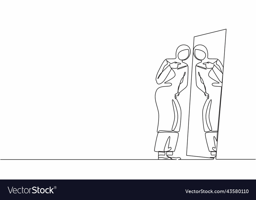 Continuous one line drawing angry arab Royalty Free Vector Continuous one line drawing angry arab Royalty Free Vector