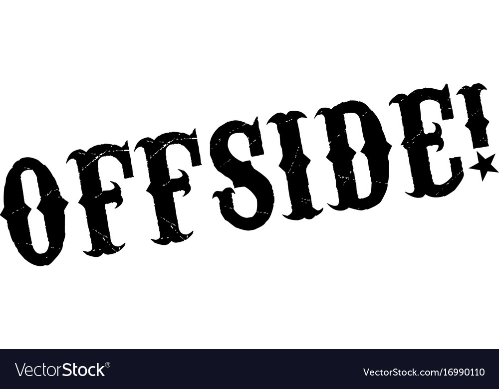 Offside rubber stamp Royalty Free Vector Image