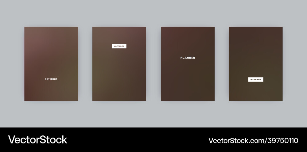 Set of cover templates Royalty Free Vector Image