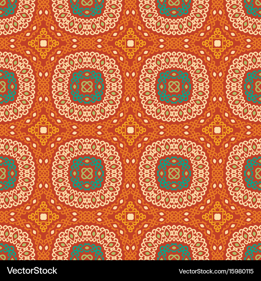 Colorful tribal ethnic seamless pattern Royalty Free Vector