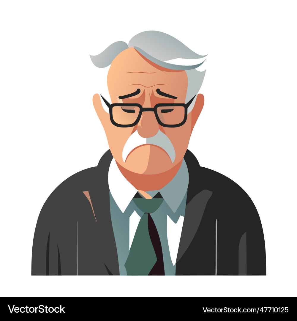 Depressed person-051 Royalty Free Vector Image