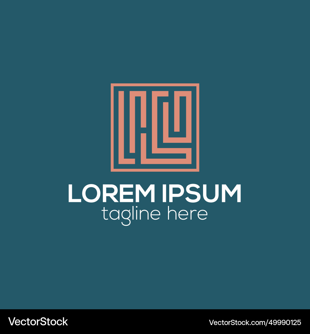 L letter modern logo design concept Royalty Free Vector