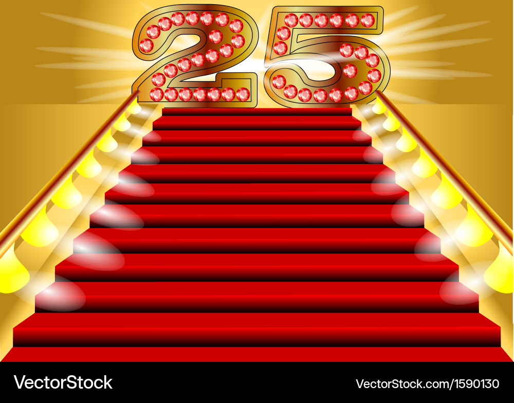 25 years Royalty Free Vector Image - VectorStock