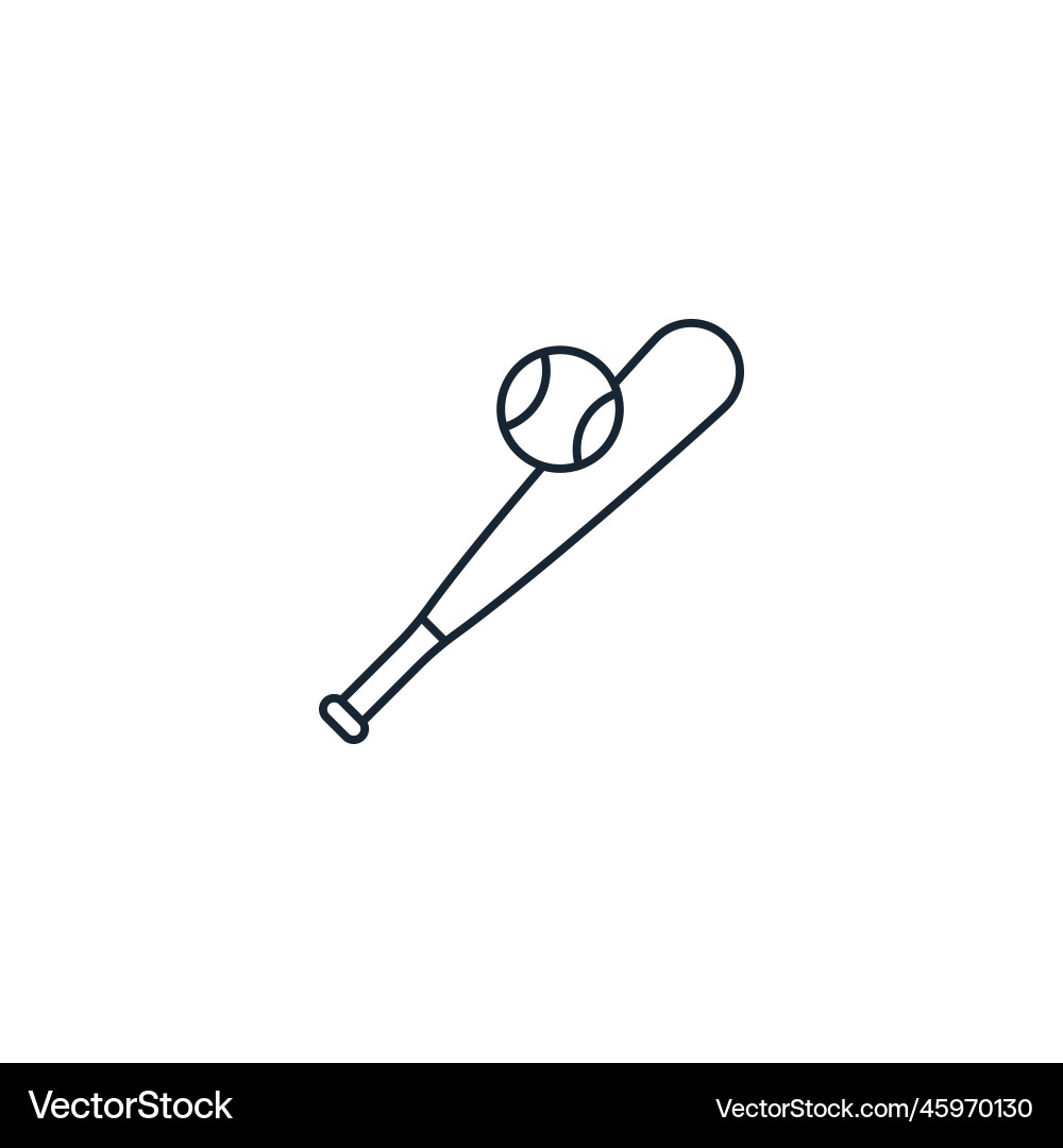 Baseball creative icon from sport icons Royalty Free Vector