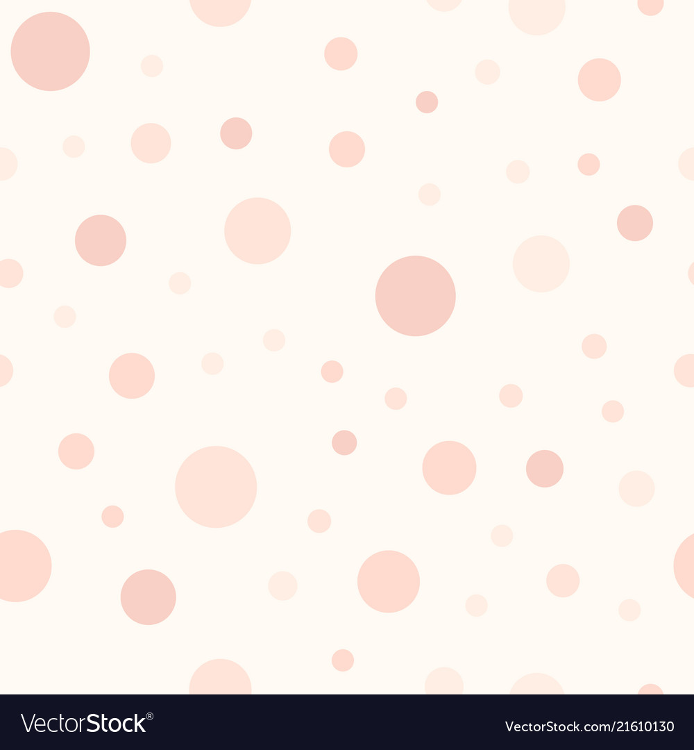 Rose dot pattern seamless Royalty Free Vector Image