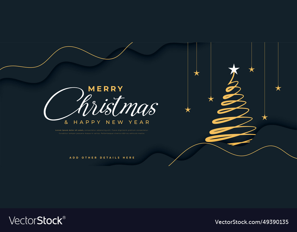 Merry christmas winter season poster Royalty Free Vector