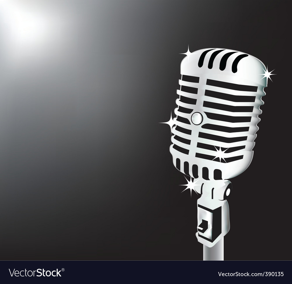 Microphone Royalty Free Vector Image - VectorStock