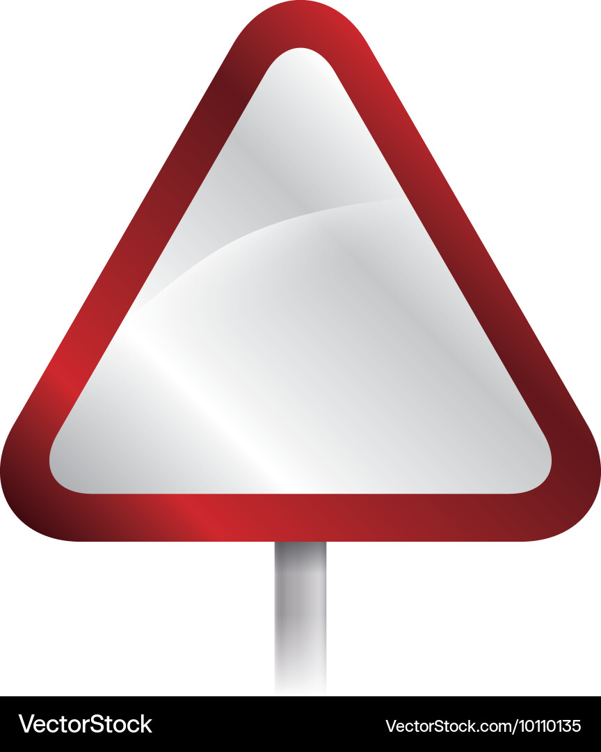Road sign security street transportation icon Vector Image