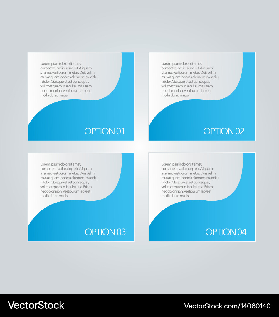 Business infographics template blue color Vector Image