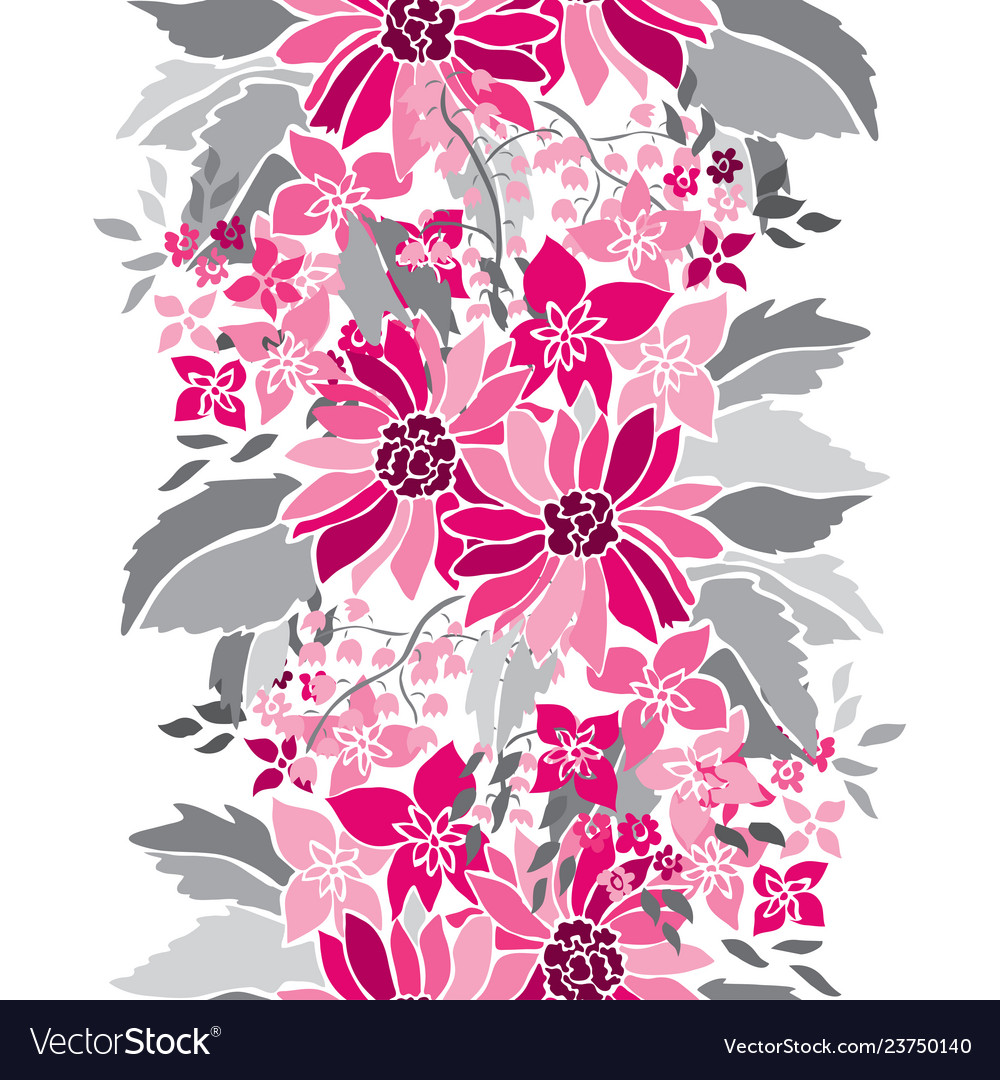 Floral seamless pattern Royalty Free Vector Image