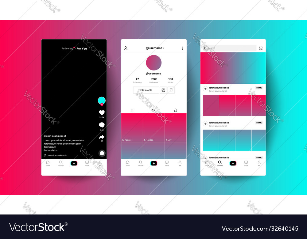 App web buttons layouts templates mockup Vector Image App web buttons layouts templates mockup Vector Image