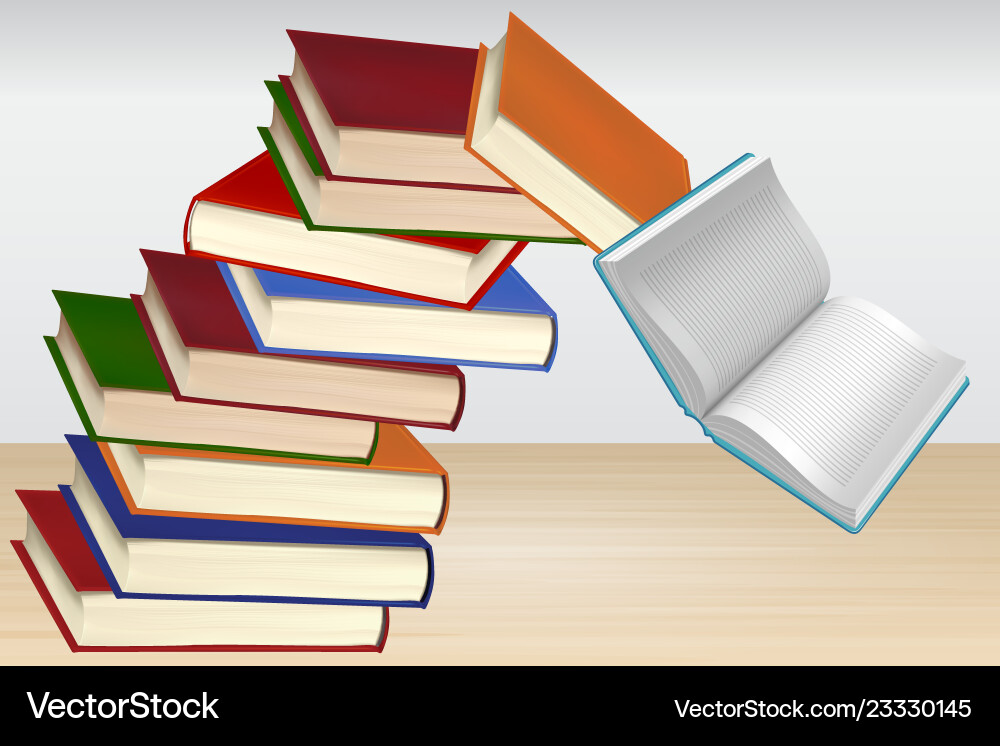 Book 05 Royalty Free Vector Image - VectorStock