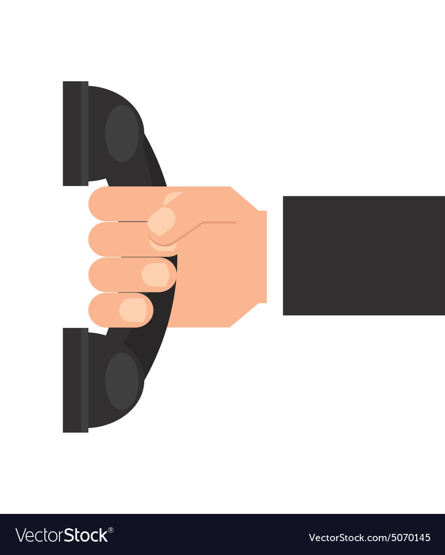 Hand user Royalty Free Vector Image - VectorStock