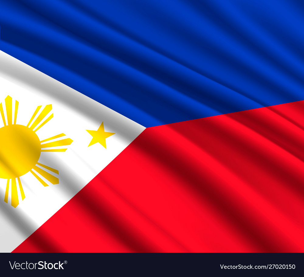 3d waving flag Royalty Free Vector Image - VectorStock