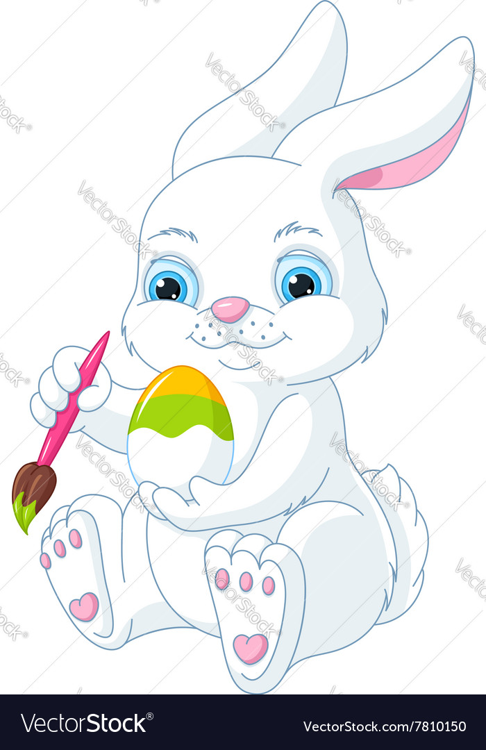 Easter Rabbit Royalty Free Vector Image - VectorStock