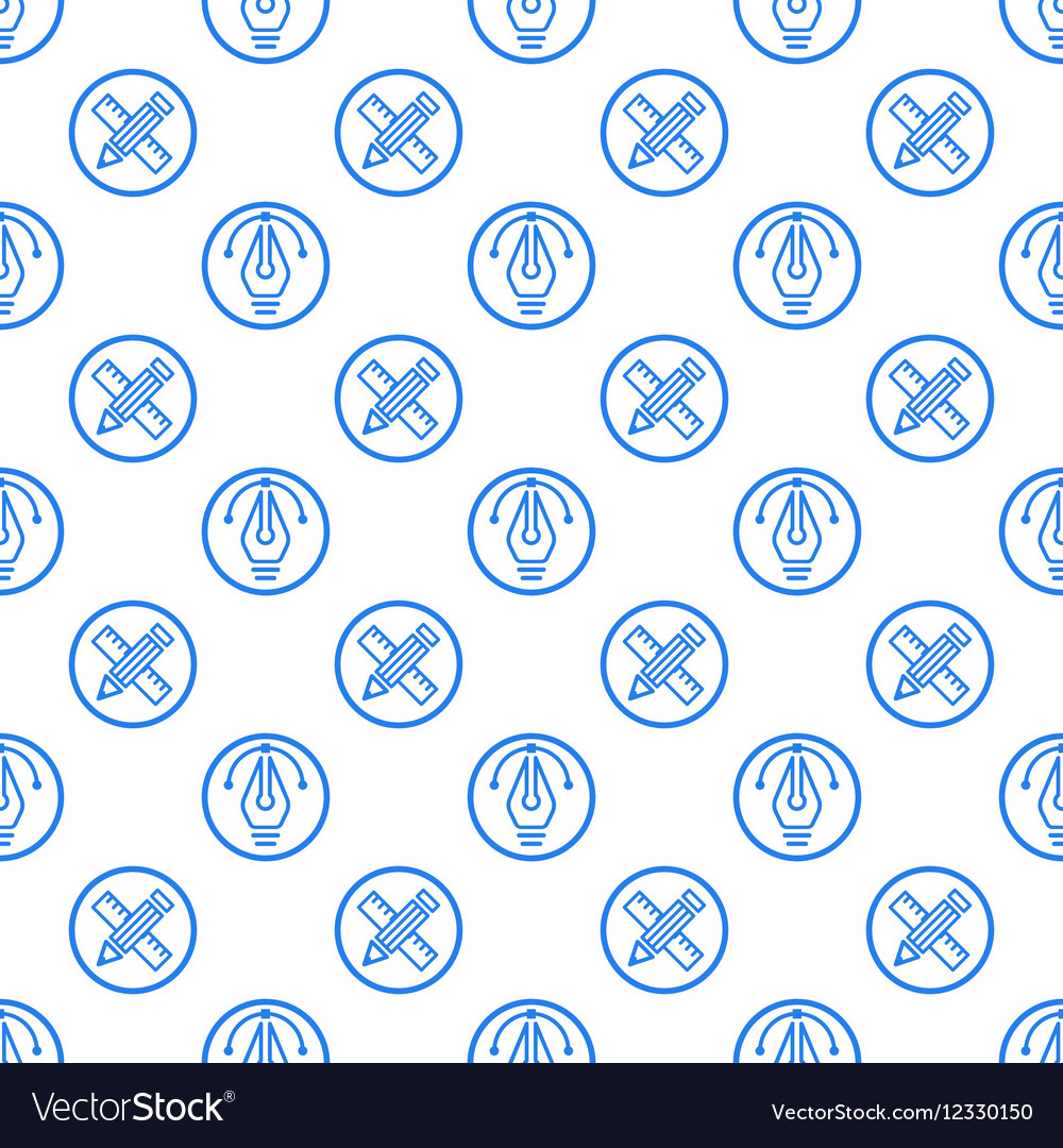 Seamless pattern with blue Royalty Free Vector Image