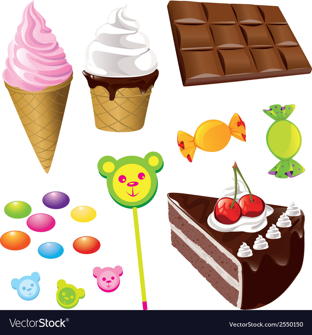Sweets Royalty Free Vector Image - VectorStock