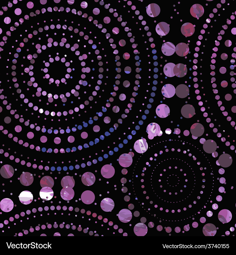Abstract seamless background made of rings Vector Image