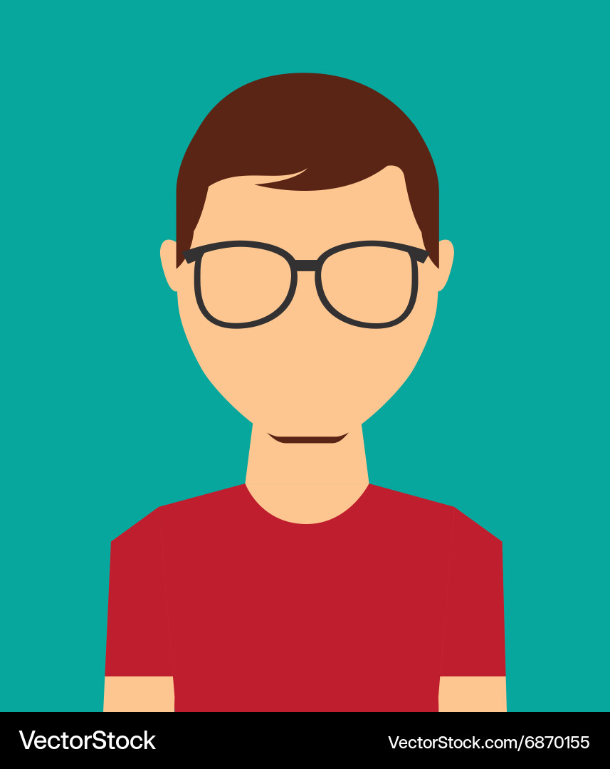 Fashion person design Royalty Free Vector Image