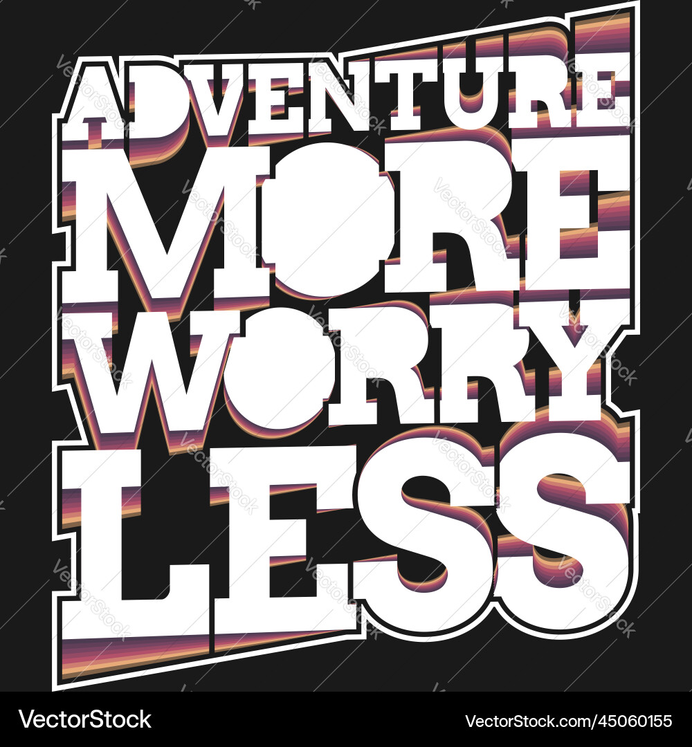 Get lost along the way typography quote Royalty Free Vector