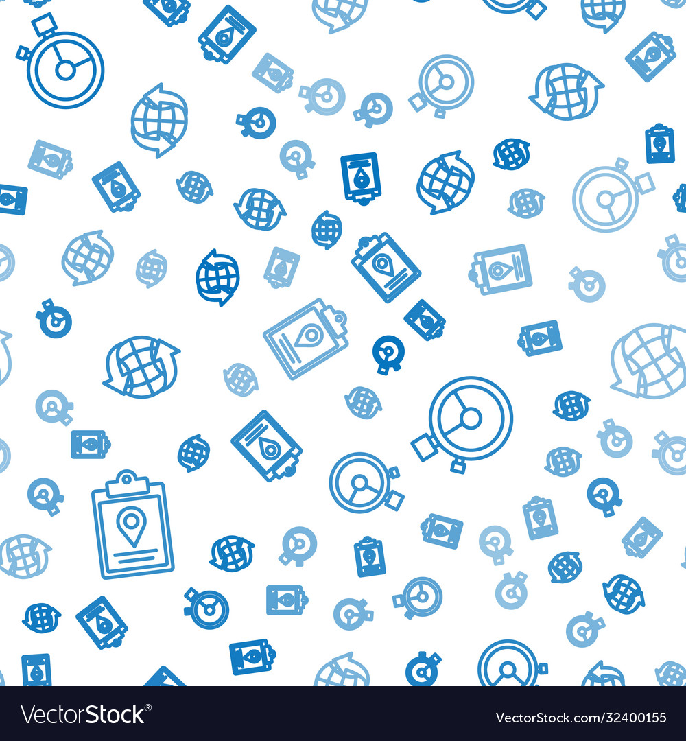 Set line document tracking marker system fast Vector Image