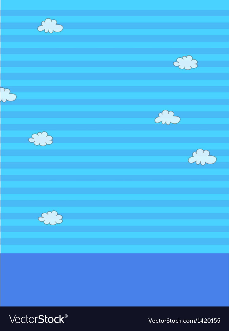 Sky pattern background Royalty Free Vector Image