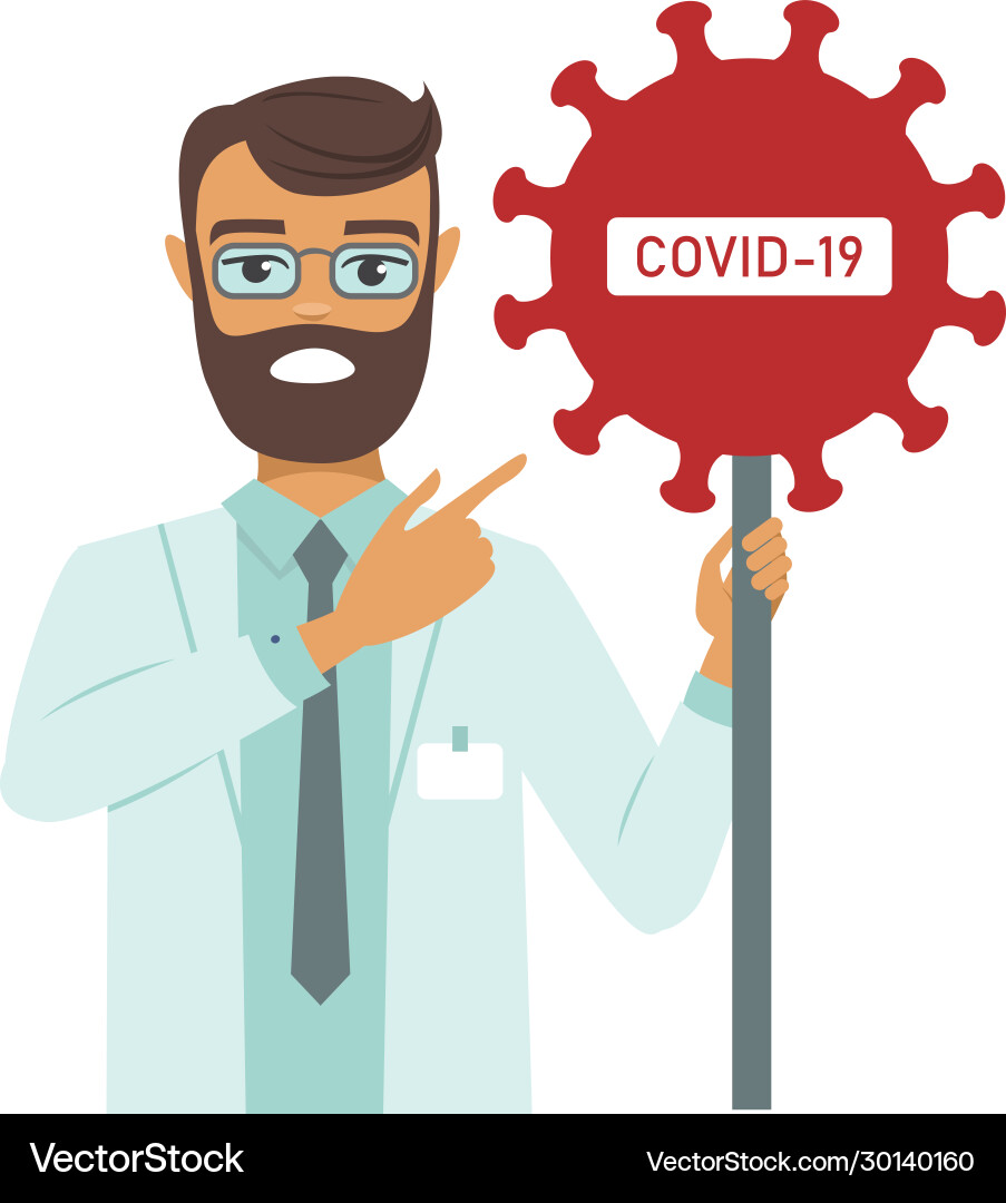 Coronavirus covid-19 disease outbreak alert Vector Image