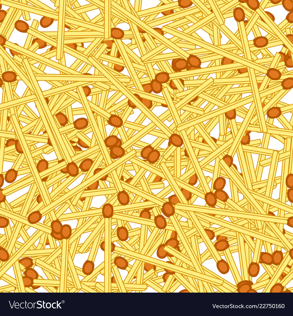 Matches seamless pattern Royalty Free Vector Image