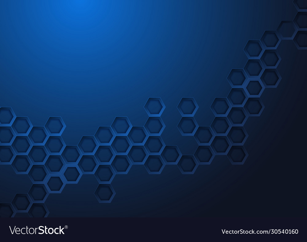 Pattern hexagon background abstract Royalty Free Vector