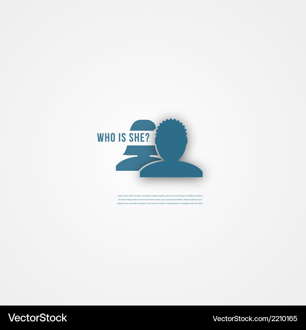 Abstract people template family icon Royalty Free Vector