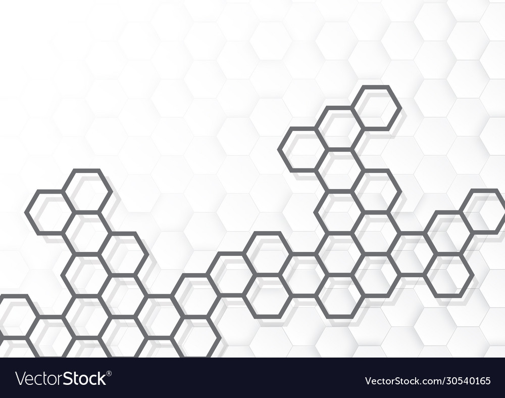 Pattern hexagon background abstract Royalty Free Vector