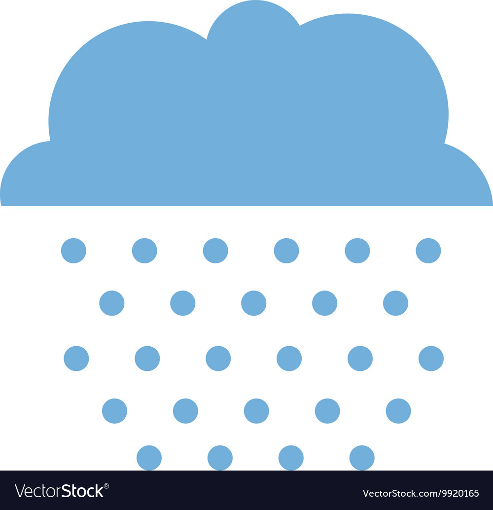 Rain cloud Royalty Free Vector Image - VectorStock