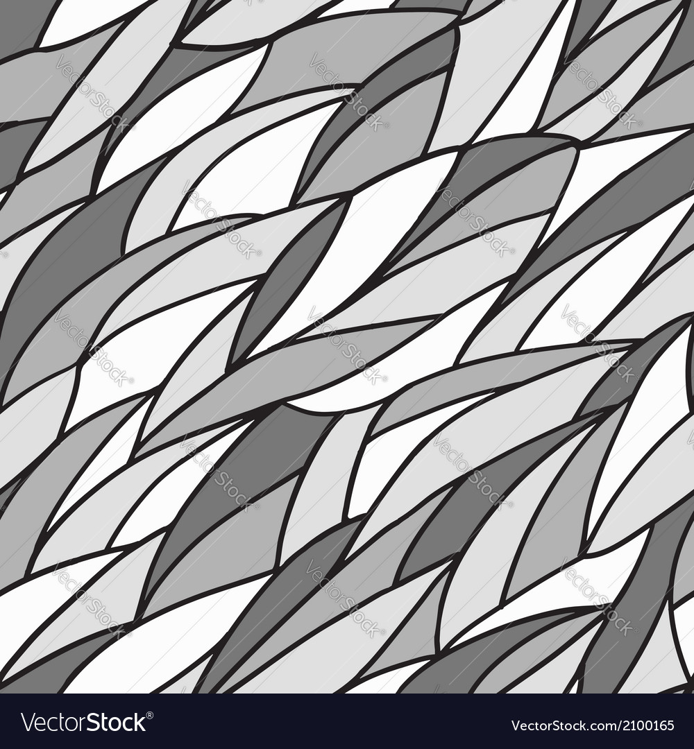 Seamless monochrome pattern Royalty Free Vector Image
