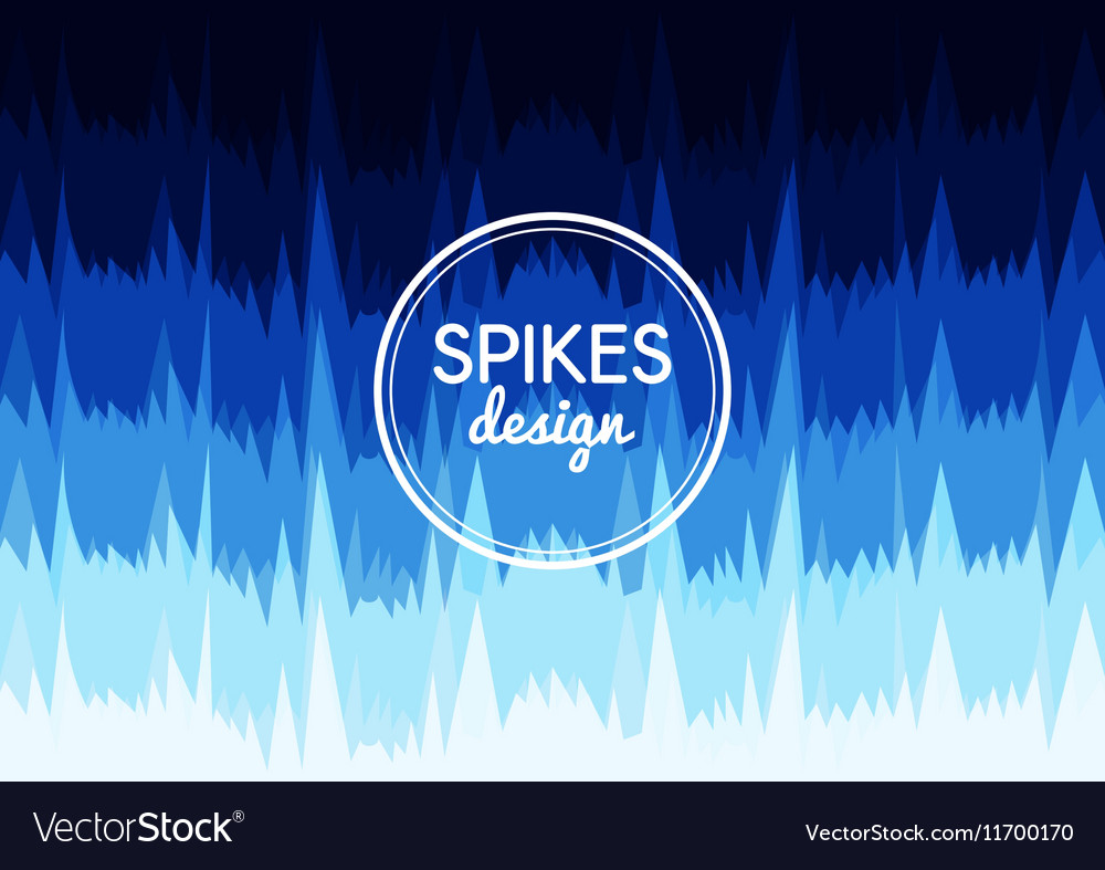 Background sharp spikes Royalty Free Vector Image