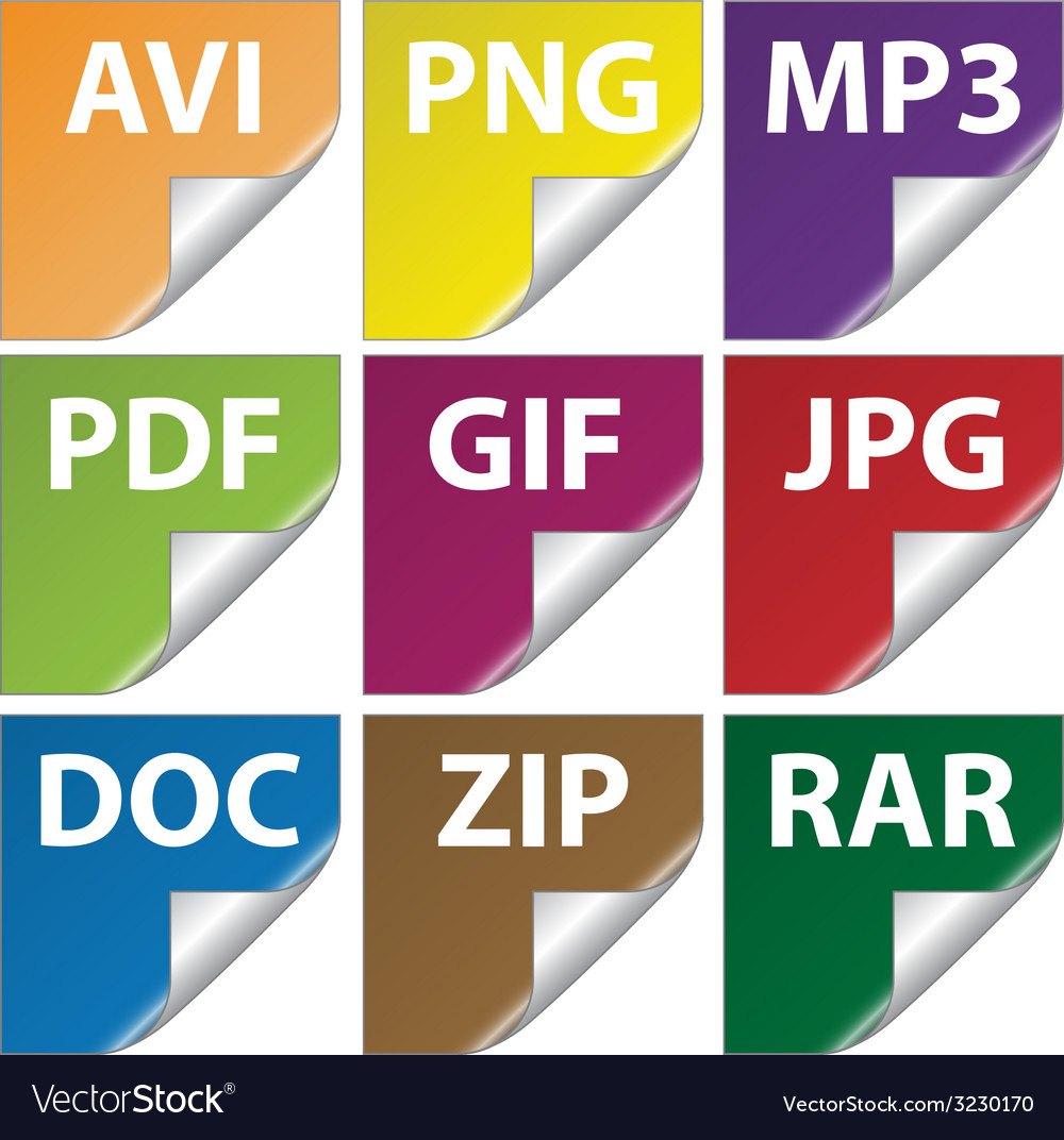 Document icons Royalty Free Vector Image - VectorStock